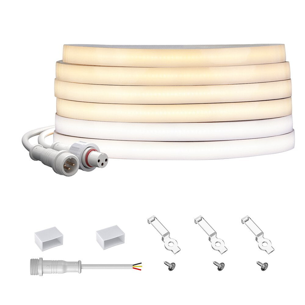 FCOB COB CCT LED Light Strip 640 LEDs IP68 Waterproof 2700K to 6000K 1